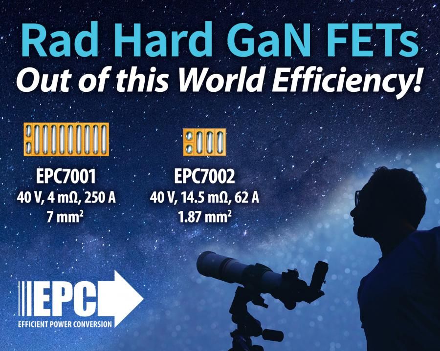40 V Rad Hard GaN FETs Set New Performance Standards for Demanding ...