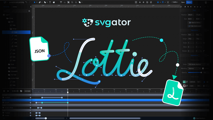 Lottie Support Update from SVGator: The easiest way to animate Lottie ... Lottie Support Update from SVGator: The easiest way to animate Lottie ...