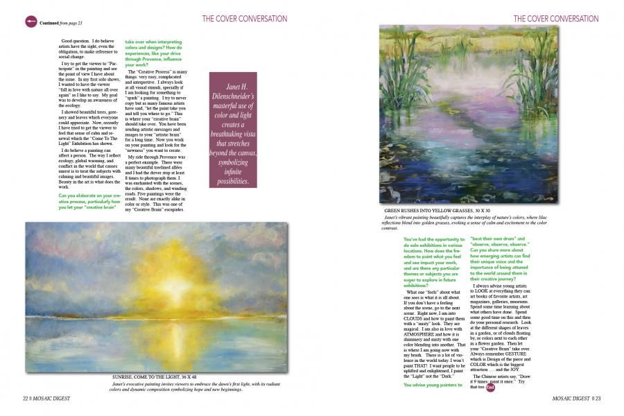 Renowned Artist Janet Hennessey Dilenschneider Featured on Inaugural ...