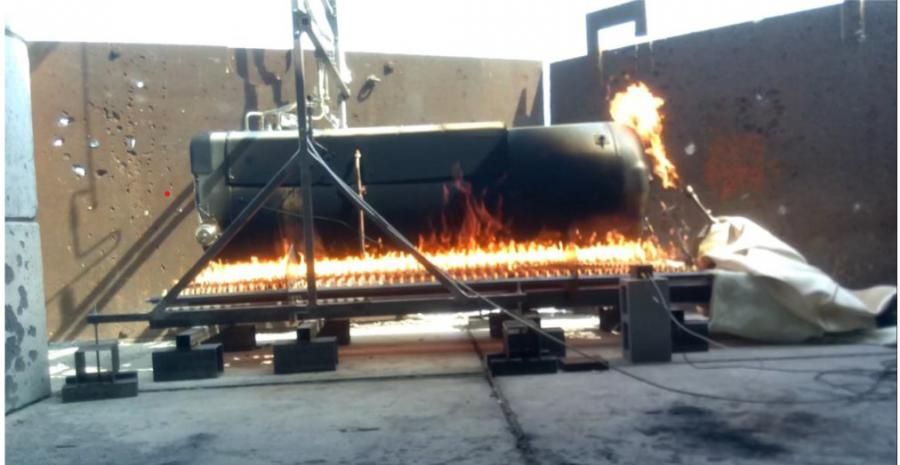 Bonfire test confirms safety of the SAG LH2 tank system even in extreme ...