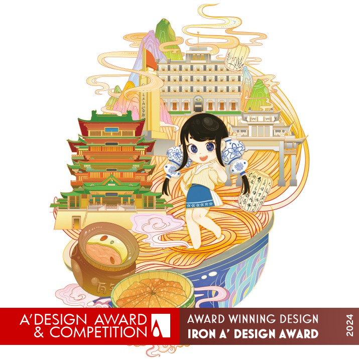 Jiangxi Illustrated by Wang Ying Wins Iron A' Design Award in Graphics ...