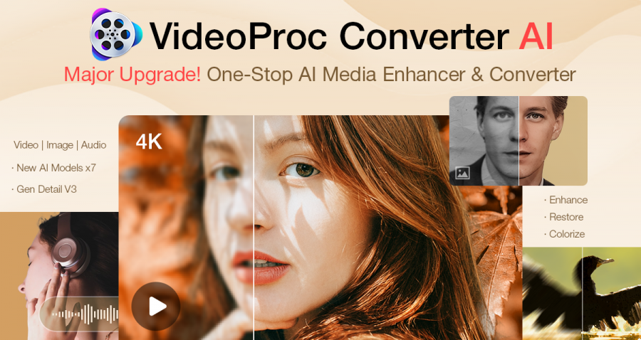 VideoProc Converter AI 7.9 Major Update Meets Christmas: New AI Tools ...
