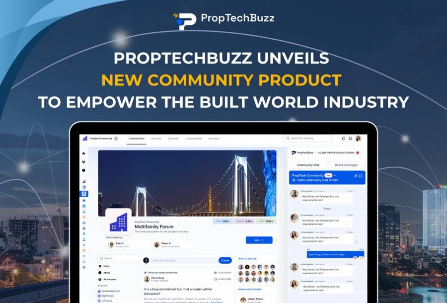 PropTechBuzz Unveils New Community Product to Empower the Built World ...
