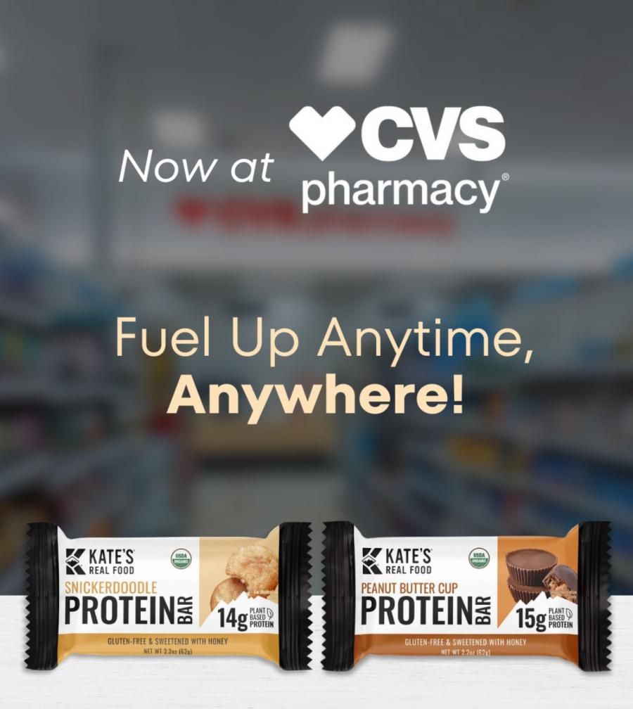 Kate's Real Food Organic Protein Bars Now Available at CVS Pharmacy ...