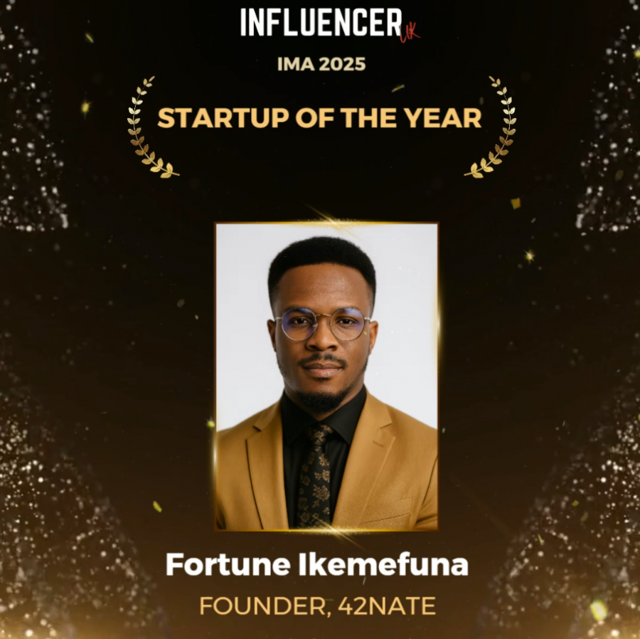 Fortune Ikemefuna Wins 'Startup of the Year' at Influencer Magazine ...