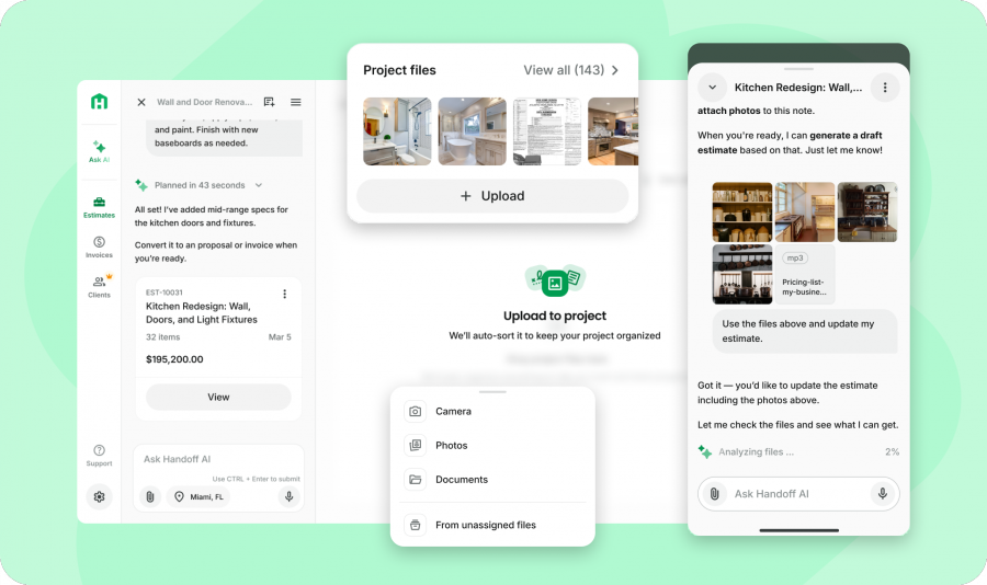 Handoff Launches New AI Agent for Instant Construction Estimating from ...
